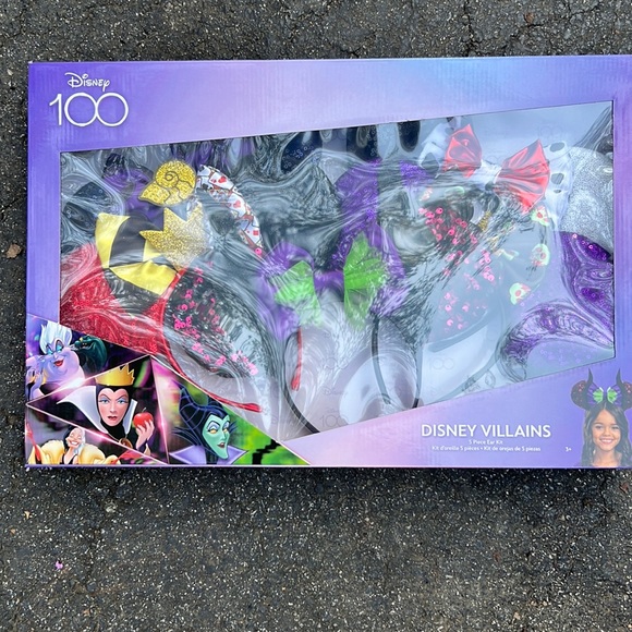 Disney | Costumes | Disney Princess Villain Mickey Ears Kit 5 Piece Set ...